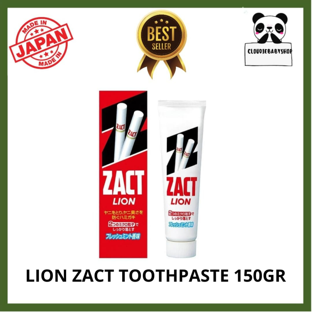 Jual Lion Zact Toothpaste Pasta Gigi for Smoker Perokok 150g original Japan | Shopee Indonesia
