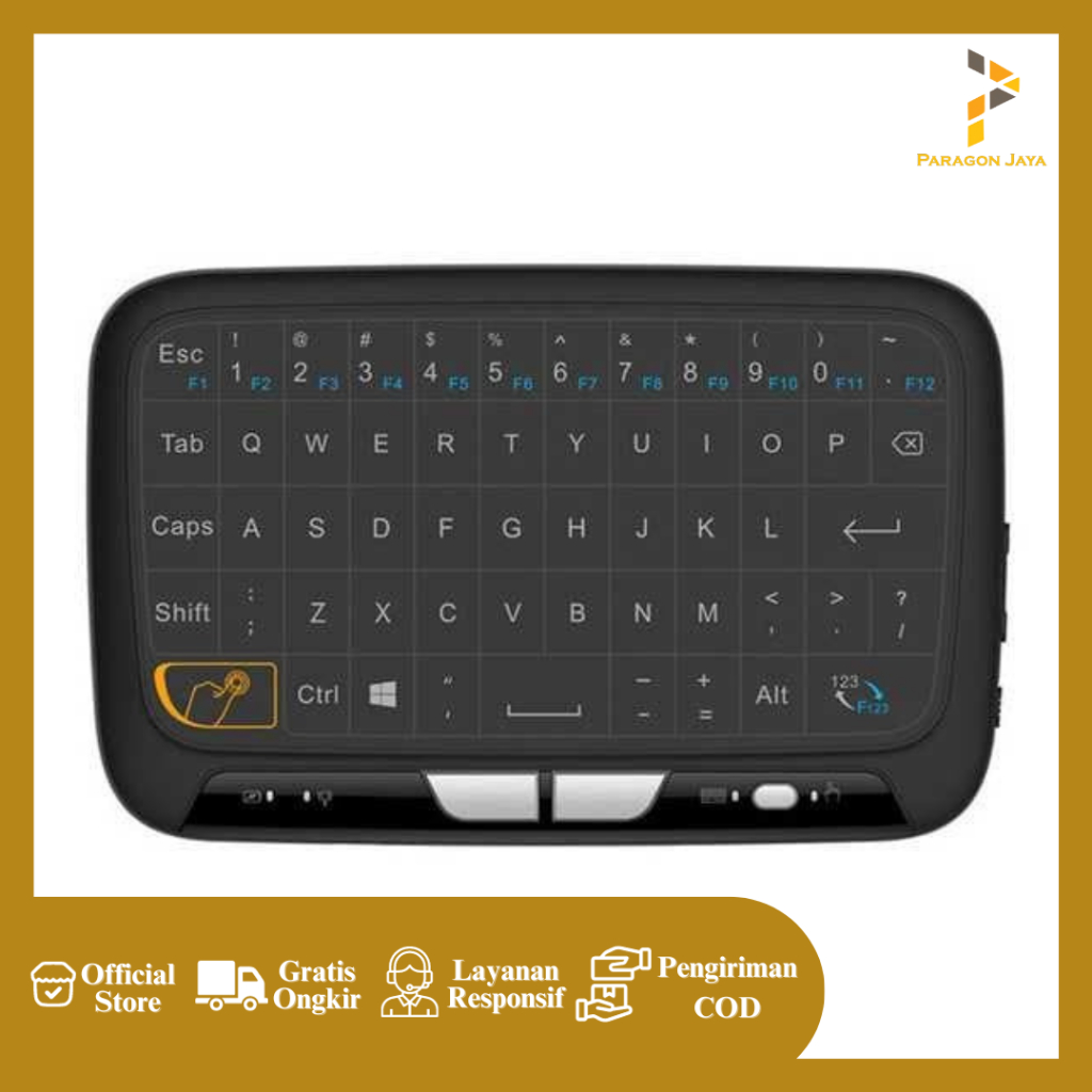 Jual Air Mouse Touchpad Keyboard Wireless 2.4GHz H18 | Shopee Indonesia