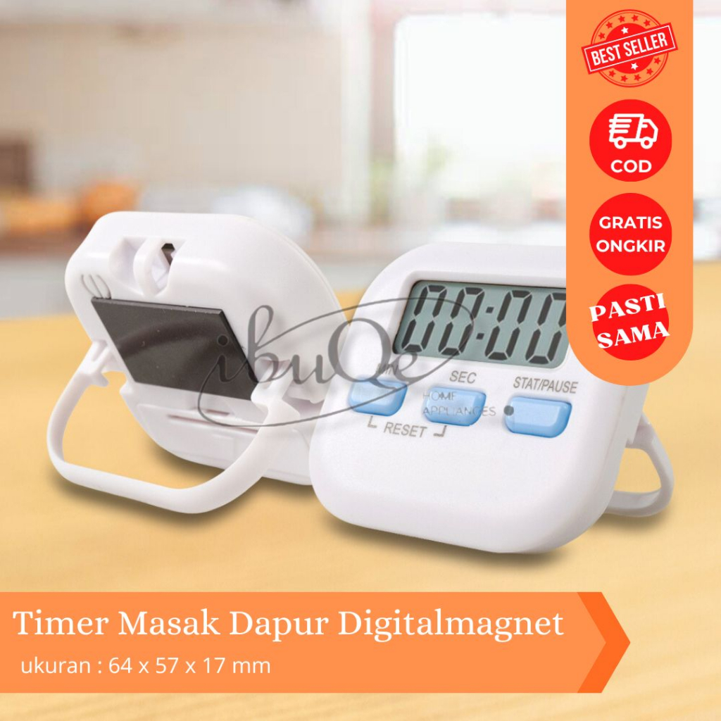 Jual TIMER MASAK DAPUR DIGITALMAGNET ALARM CLOCK TIMER MASAK DAPUR ...