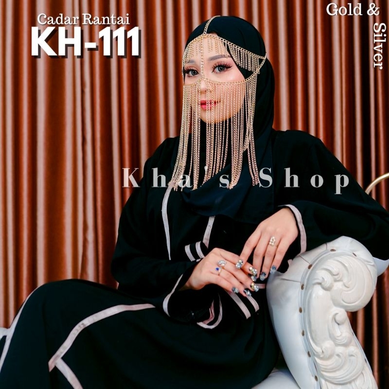 Jual (KH-111) PROMO!!! Face Chain Mask / Cadar Rantai Arabian | Shopee ...