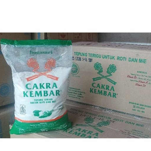 Jual Tepung Terigu Cakra Kembar 1 Kg by Bogasari | Shopee Indonesia