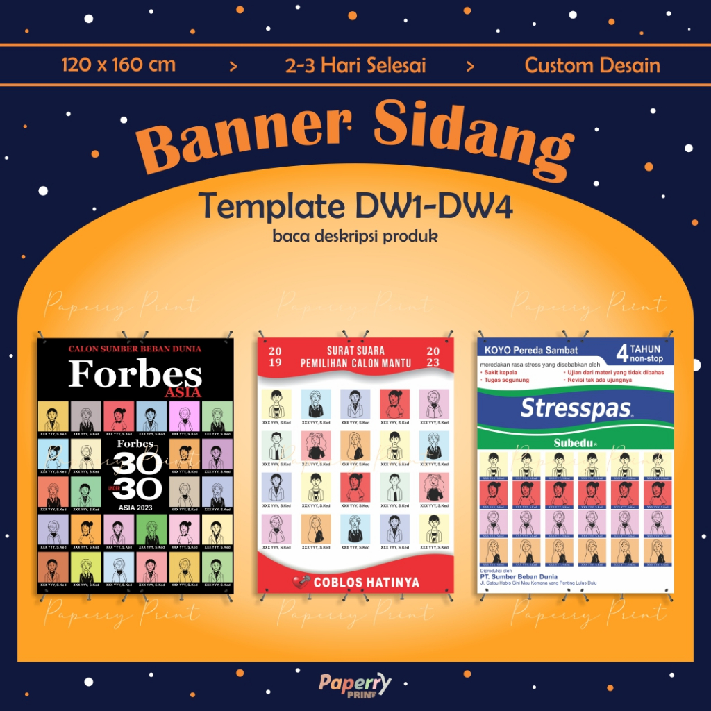 Jual [Double Banner] Banner Wisuda / X Banner Wisuda / Custom Banner ...