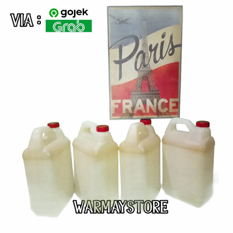 Jual JERIGEN BEKAS SAOS 5 LITER PAKET 4 PCS JERIGEN FOOD GRADE | Shopee ...