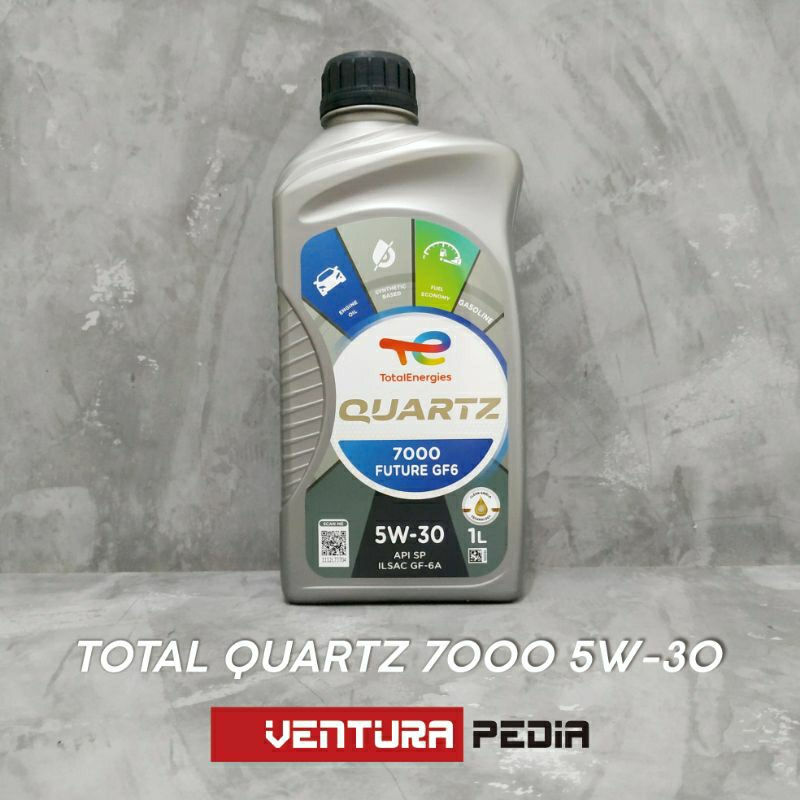 Jual TOTAL Quartz 7000 5W-30 | API SP | 1liter | Shopee Indonesia
