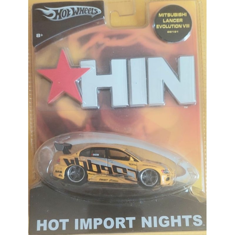 Jual Hot Wheels HIN Mitsubishi Lancer Evolution VIII (Kuning) | Shopee ...