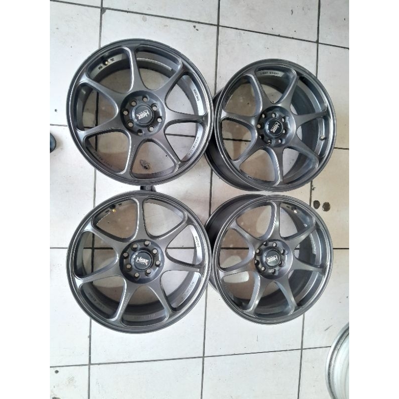 Jual VELG HSR SEBUNSUTA R17X7,5 H8X100-114 ET42 GREY COCOK BUAT AVANZA,LIVINA,MOBILIO,DATSUN DLL ...