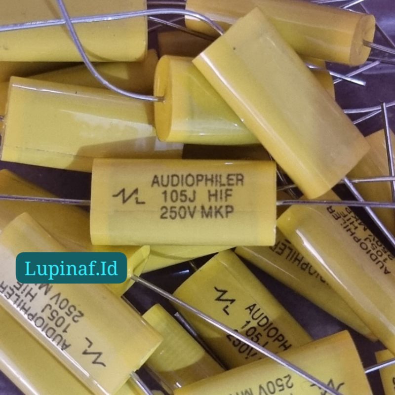 Jual KAPASITOR MKP KUNING 1UF 105J / 2.2UF 225J / 3.3UF 335J 250V CAPASITOR AUDIOPHILER | Shopee ...