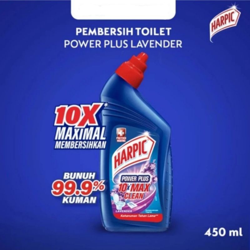 Jual Harpic Power Plus Lavender 450 ml - Pembersih Toilet | Shopee Indonesia