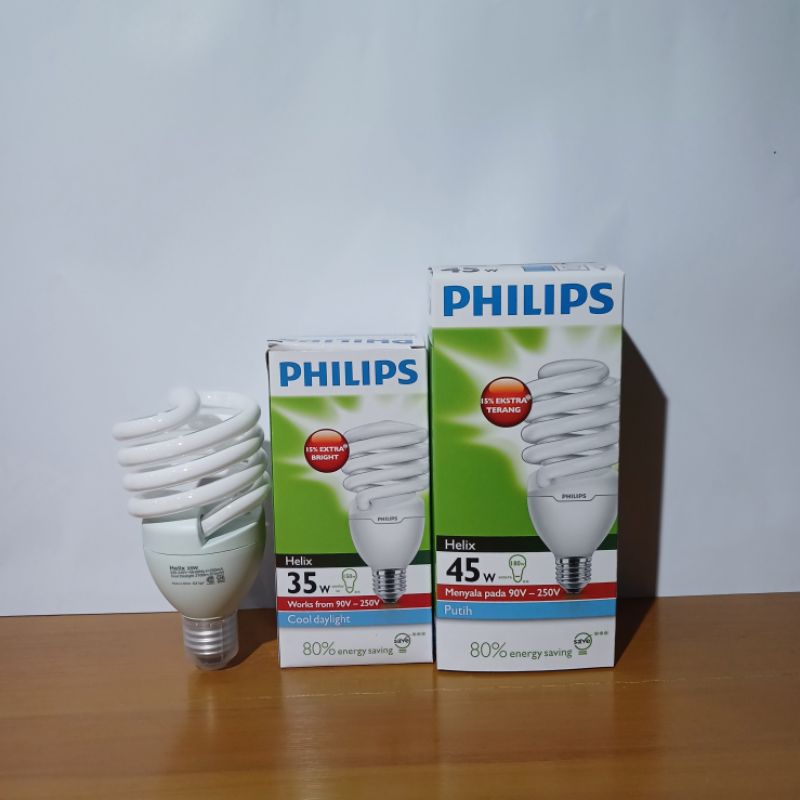 Jual Lampu philips helix 35W 45W / Tornado Spiral Cool Daylight | Shopee Indonesia