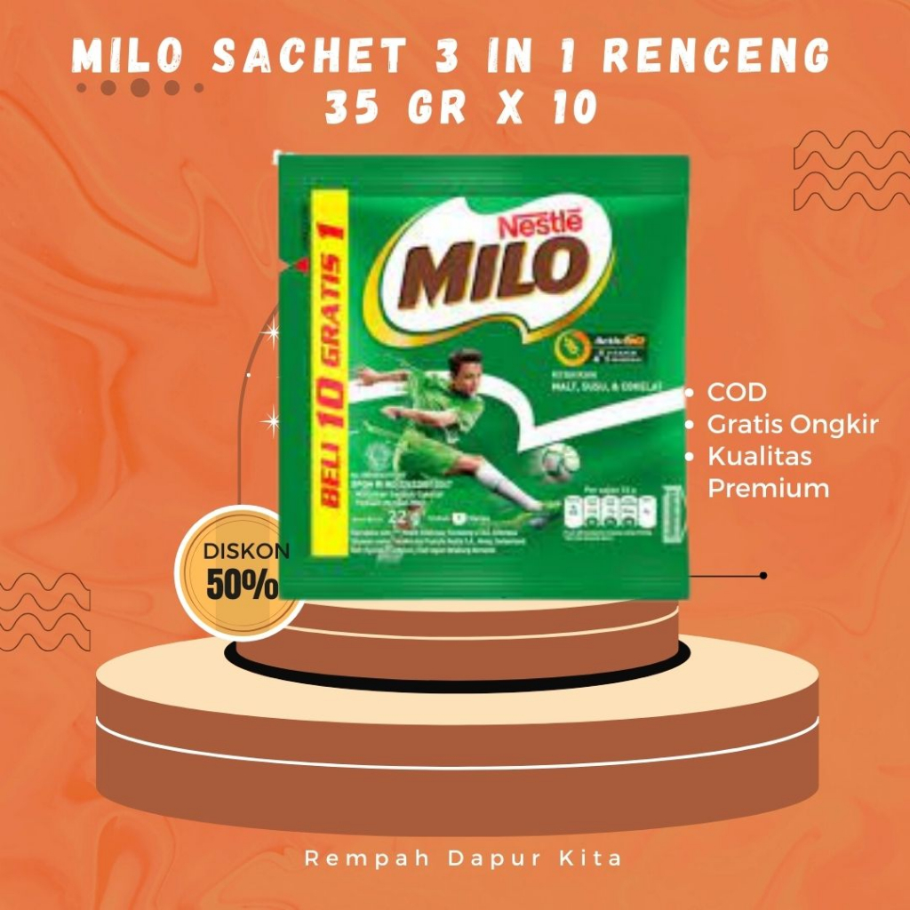 Jual MILO NESTLE 1O SACHET X 22 GRAM | Shopee Indonesia