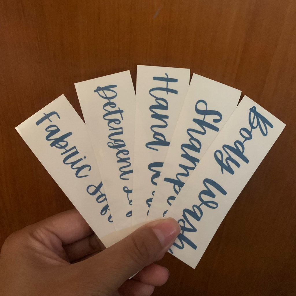 Jual STIKER LABEL SABUN MANDI TRANSPARAN ANTI AIR / CUSTOM LABEL SABUN ...