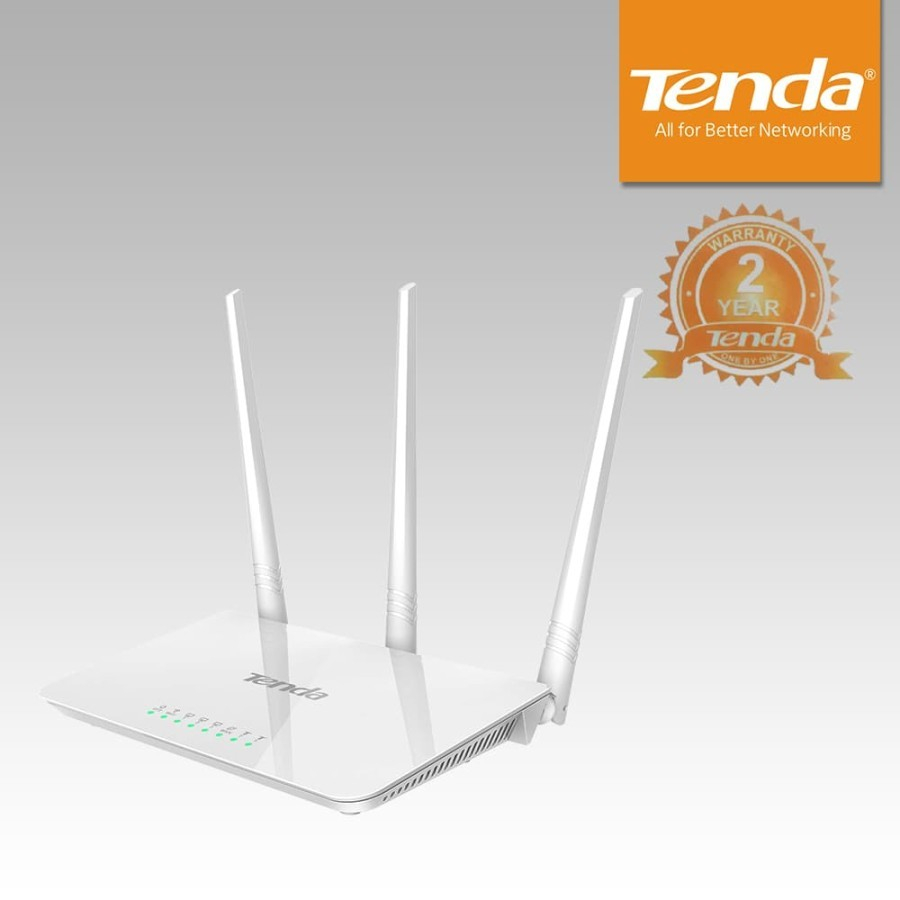 Jual Tenda F3 Wireless Router 300Mbps 3 Antena 1 KOLI - ISI 20 Pcs ...