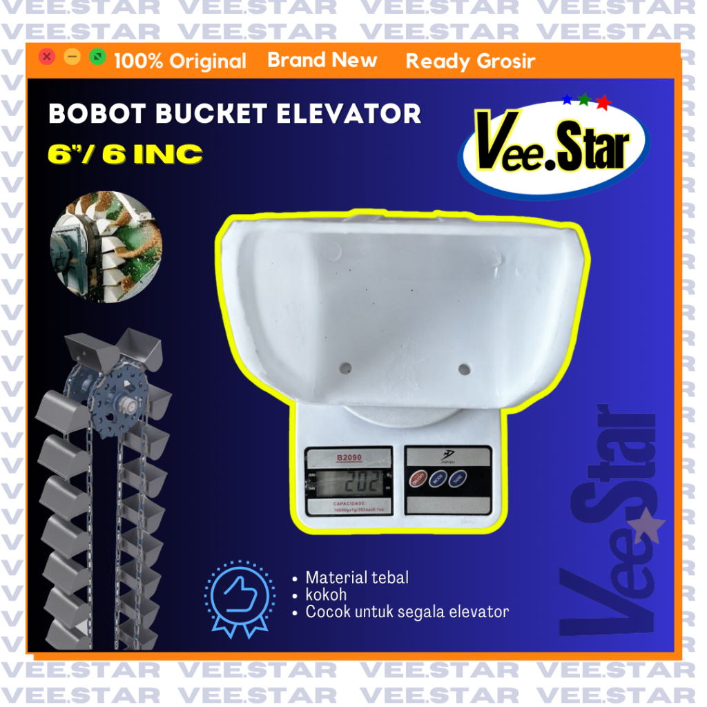 Jual Bucket Elevator 6 inch / Bucket Elevator 6 Inci / Cintungan 6 ...