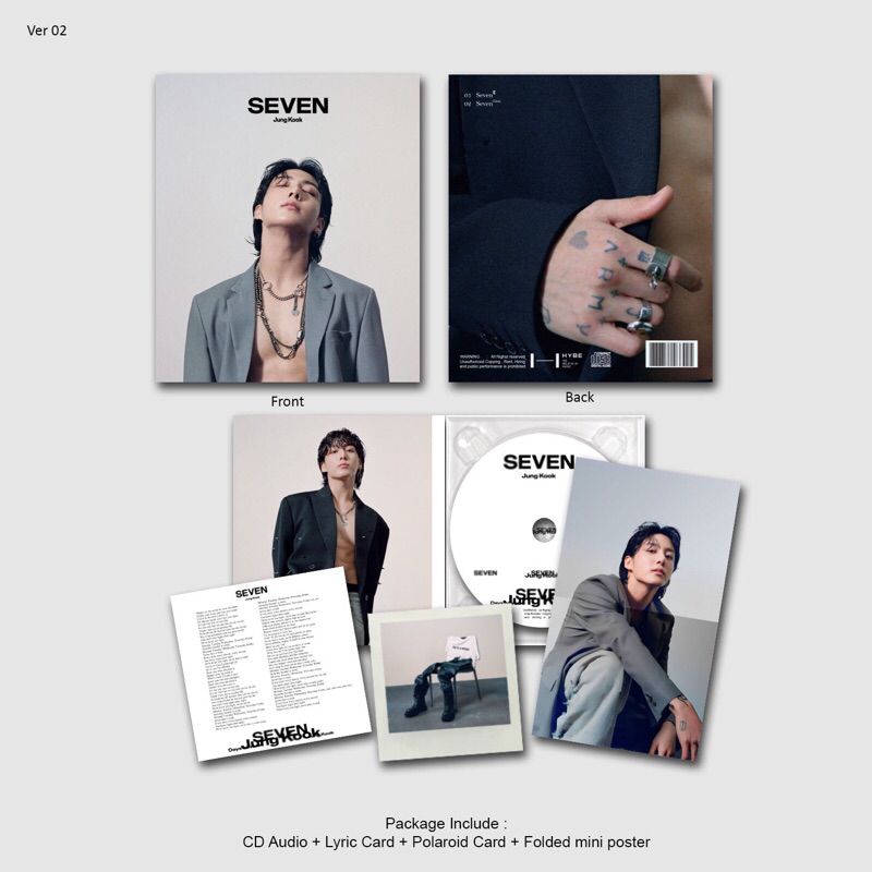Jual CD JUNGKOOK BTS - SEVEN SINGLE ALBUM CD DIGIPACK. BTS JUNGKOOK ...