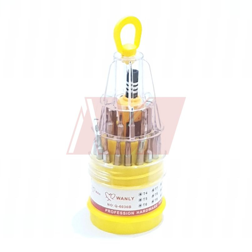 Jual WL Q-6036B Obeng Set Serbaguna 31in1 / Obeng Serbaguna Handphone ...