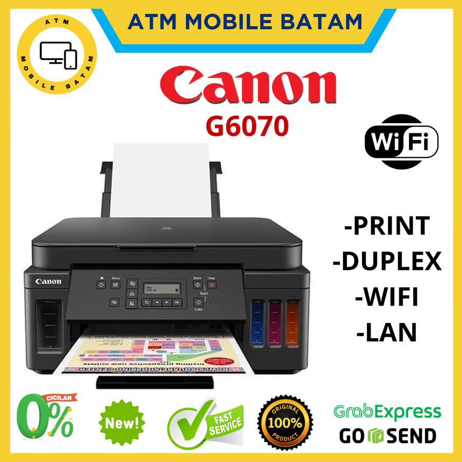 Jual Printer Canon PIXMA G6070 All in One Wifi Duplex Printing | Shopee ...