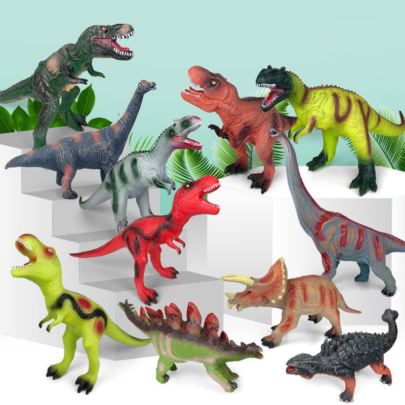 Jual Mainan Dinosaurus Besar Figure Mainan dinosaurus karet lunak Jumbo ...