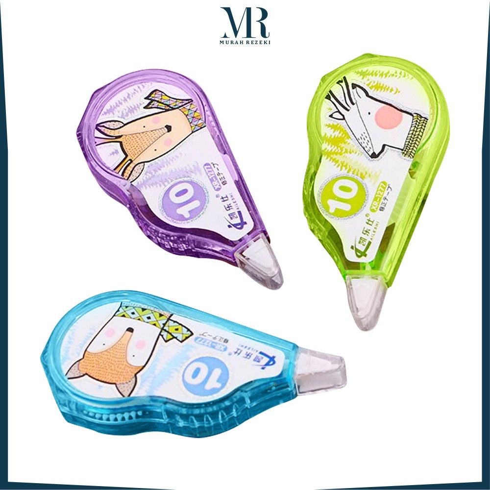 Jual Tip Ex Kertas Anak Sekolah Karakter Hewan Lucu / Correction Tape ...