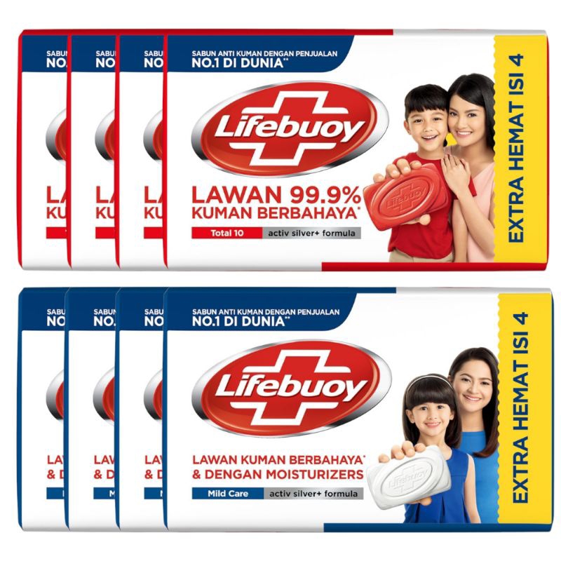 Jual Lifebuoy Multi Pack 4x100g-Sabun Mandi-Toserba Gadjah-Ekonomis ...