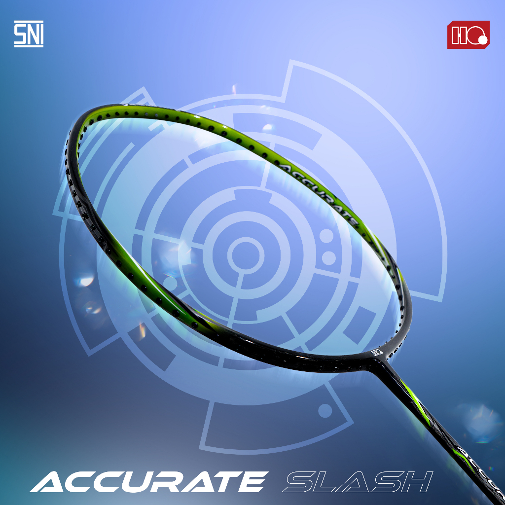 Jual Hi-Qua Raket Badminton Bulutangkis Accurate Slash Max Tension 33 ...