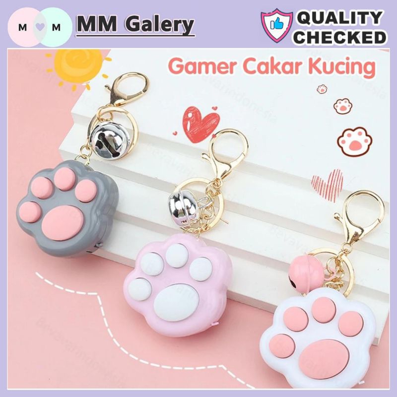 Jual Gantungan Kunci Lucu Model Kaki Kucing Mini Fidget Toy Lovely Funny Cat Paw Push Fidget ...