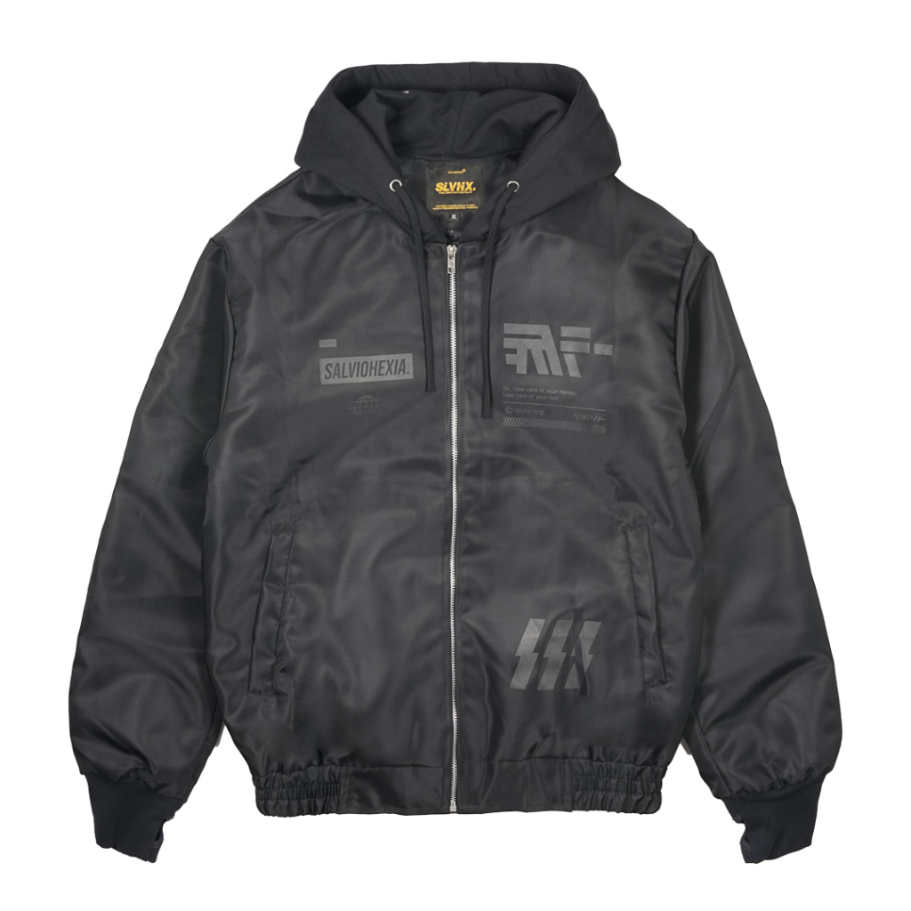 Jual Salvio Hexia Bomber Hoodie Jacket Cyborg Dop | Shopee Indonesia