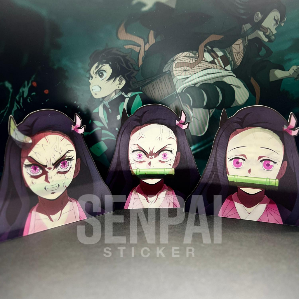 Jual Demon Slayer SENPAI STICKER Stiker Anime 3D TER MURAH Kimetsu no ...