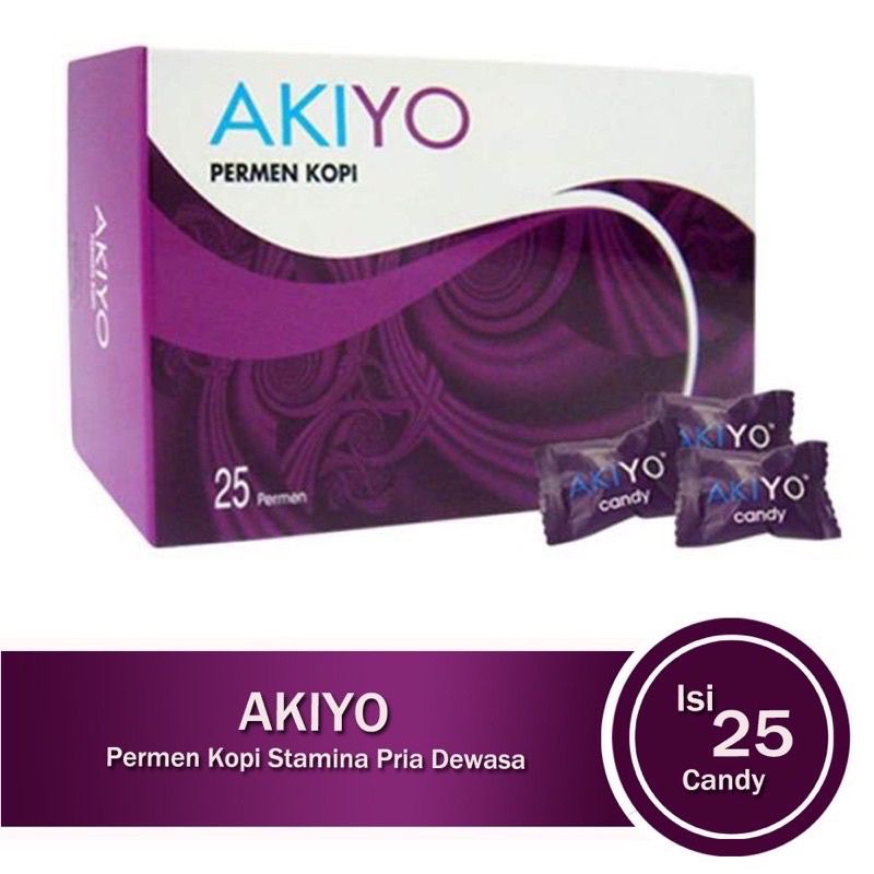 Jual Akiyo Candy 1 Box Isi 25 Pcs Asli Original Permen Akiyo Exp 2027 AKI-YO | Shopee Indonesia