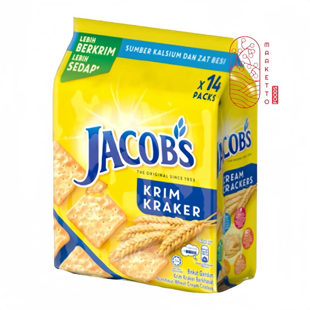 Jual BIskuit Jacobs Original Cream Crackers / Jacobs Biskuit Gandum ...