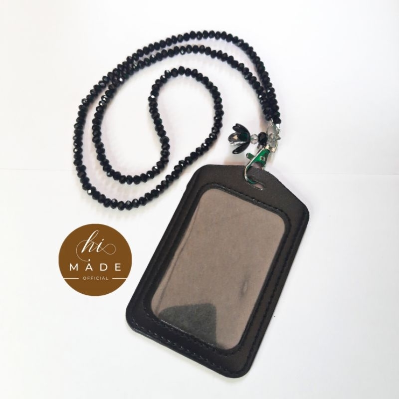 Jual Lanyard crystal name tag kristal tali gantung photocard holder id ...