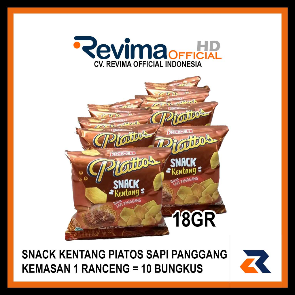 Jual Snack Kentang PIATTOS 18gr Kemasan 1 Renceng isi 10 Bungkus ...