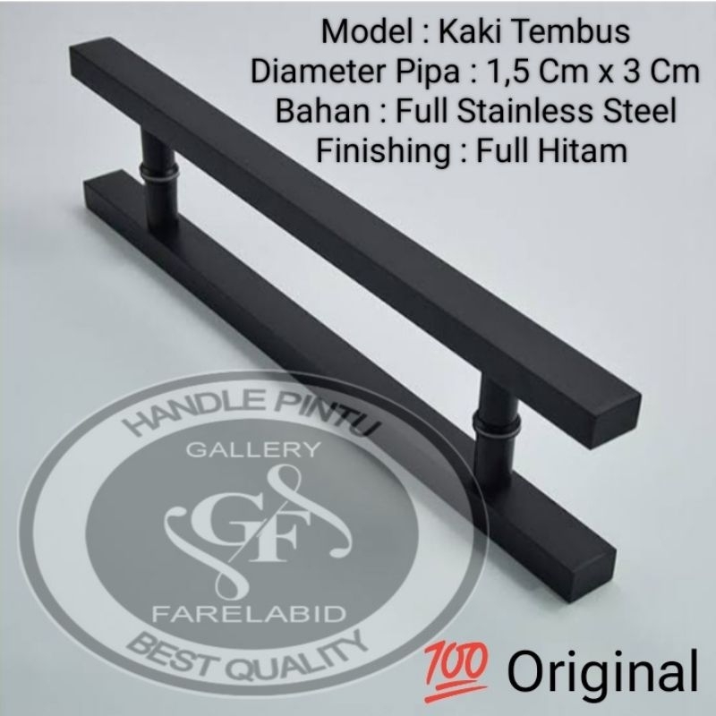 Jual Handle Pintu Rumah Kaki Baut Tembus 60 Cm Gagang Pintu Kaca 45 Cm ...