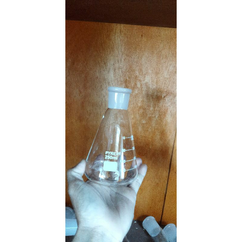 Jual Erlenmeyer flash asah atau NS 250 ml tanpa tutup PYREX® | Shopee Indonesia
