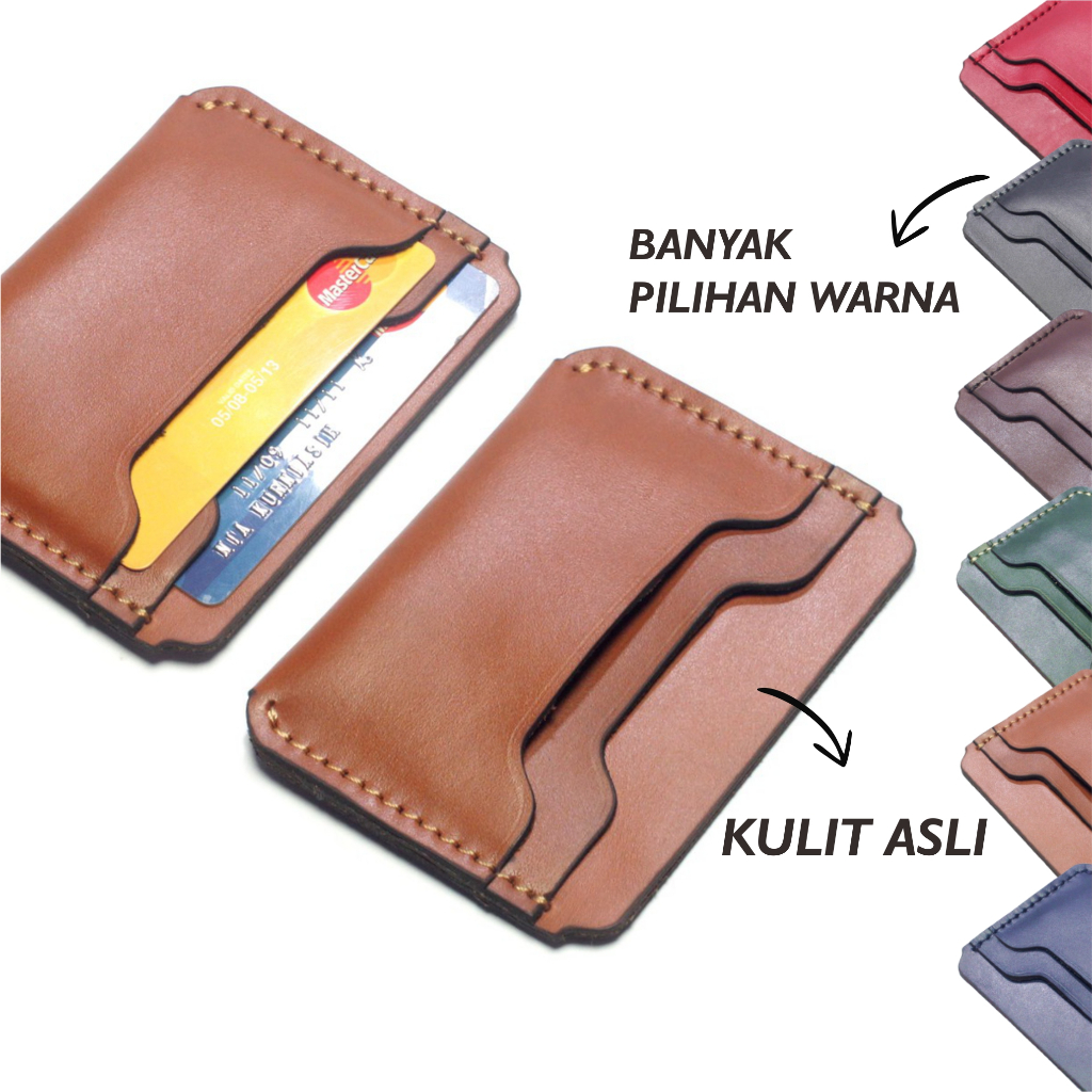 Jual Dompet Kartu Kulit Asli Card Holder Slim Wallet PHWL940 | Shopee ...