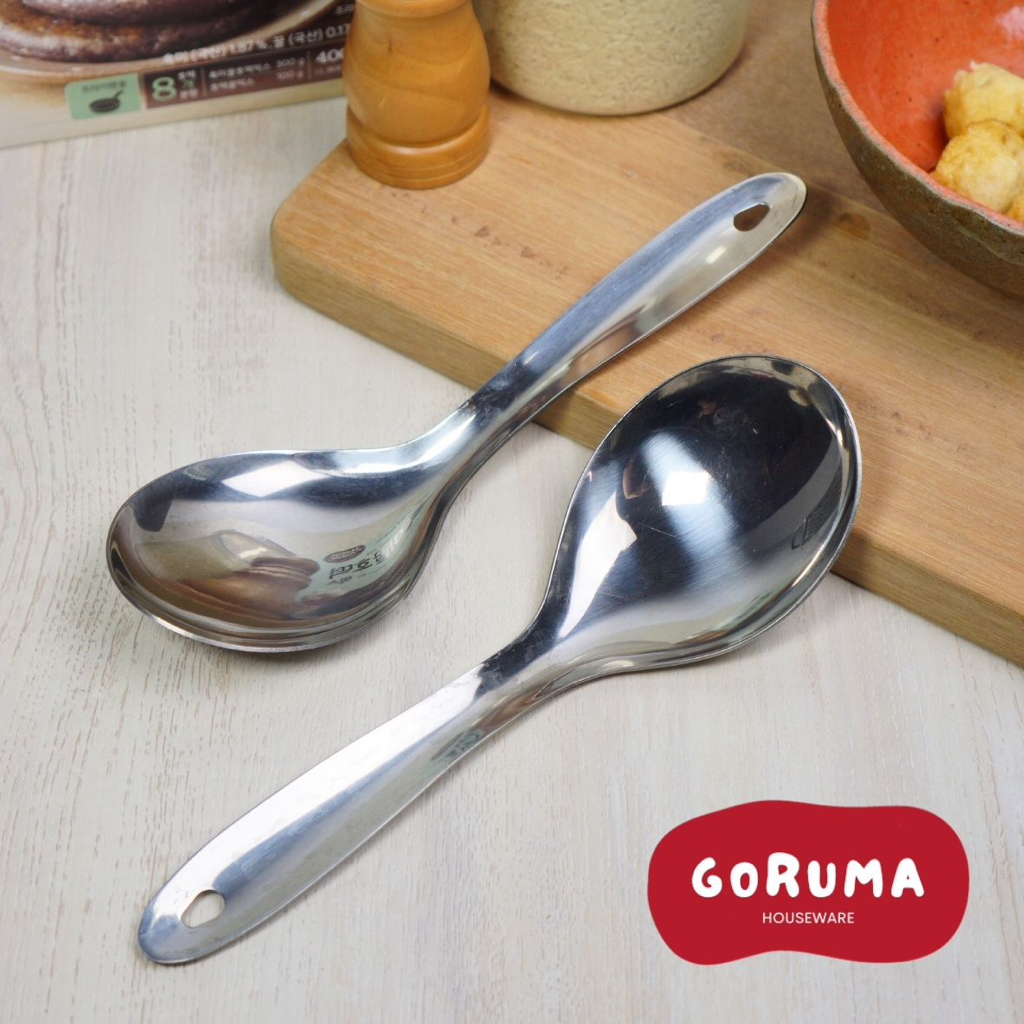 Jual GORUMA - Centong Nasi Full Stainless Steel/ Sendok Lauk Besar ...