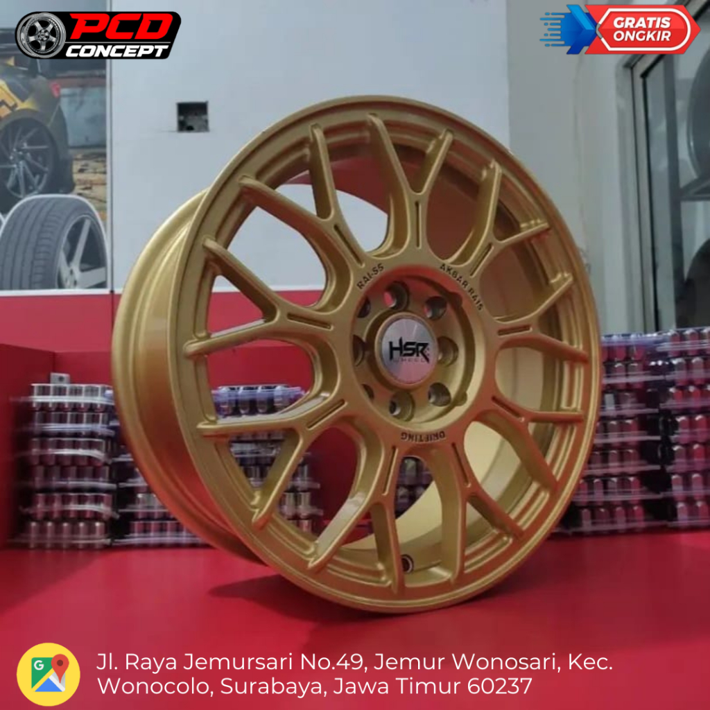 Jual Velg Mobil HSR Original Ring 15 Buat Brio Mazda Freed Yaris Jazz Datsun dll | Shopee Indonesia