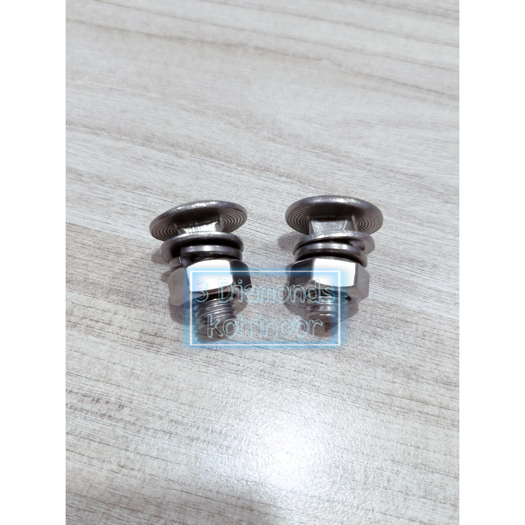 Jual BAUT PAYUNG CB M10 x 25 STAINLESS SS304 + MUR RING PLAT RING PER ...