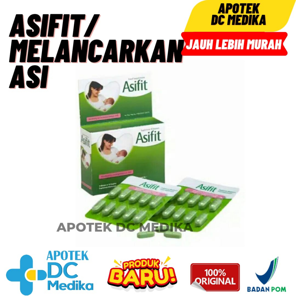 Jual ASIFIT/PER STRIP/10KAPLET/MEMBANTU PRODUKSI ASI | Shopee Indonesia