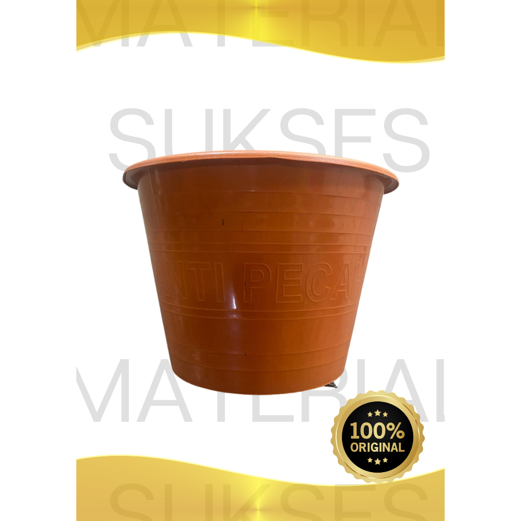 Jual EMBER COR BESAR OREN MERAH ANTI PECAH | Shopee Indonesia