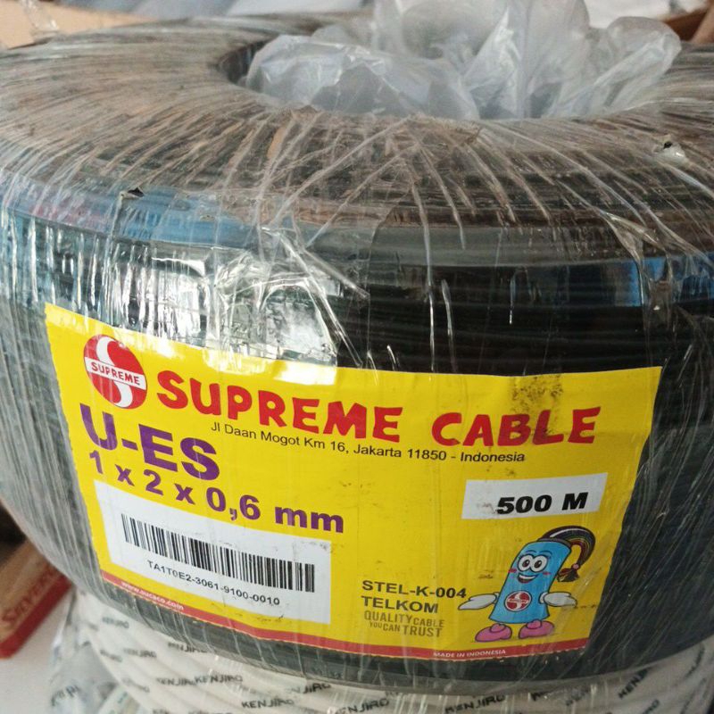 Jual KABEL TELEPON TELPON ISI 3 SUPREME HARGA PER METER | Shopee Indonesia