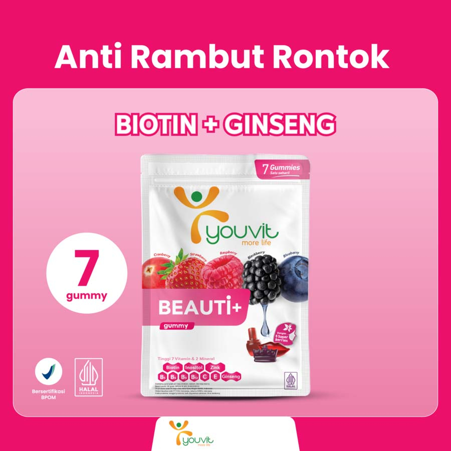 Jual Youvit Multivitamin Gummy Dewasa | Beauti+ Gummy | Acno Gummy | Shopee Indonesia