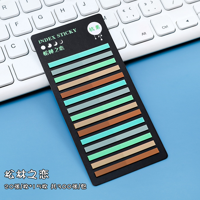 Jual Highlighter Strip Pendek Sticker Penanda Poin Bacaan Penanda ...
