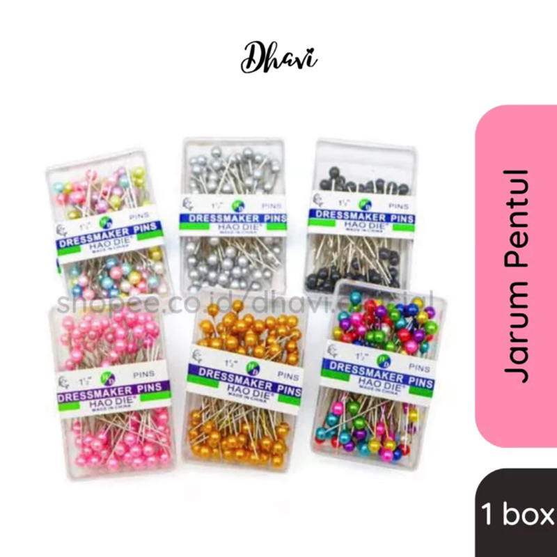 Jual Jarum Pentul Besar Stainless Premium Box Peniti Pin Jilbab Hijab ...
