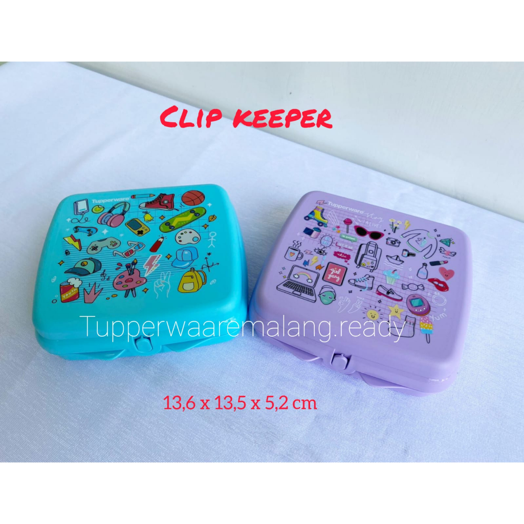 Jual TEPAK MAKAN/ KOTAK BEKAL TUPPERWARE CLIP KEEPER LUNCH BOX ANAK ...
