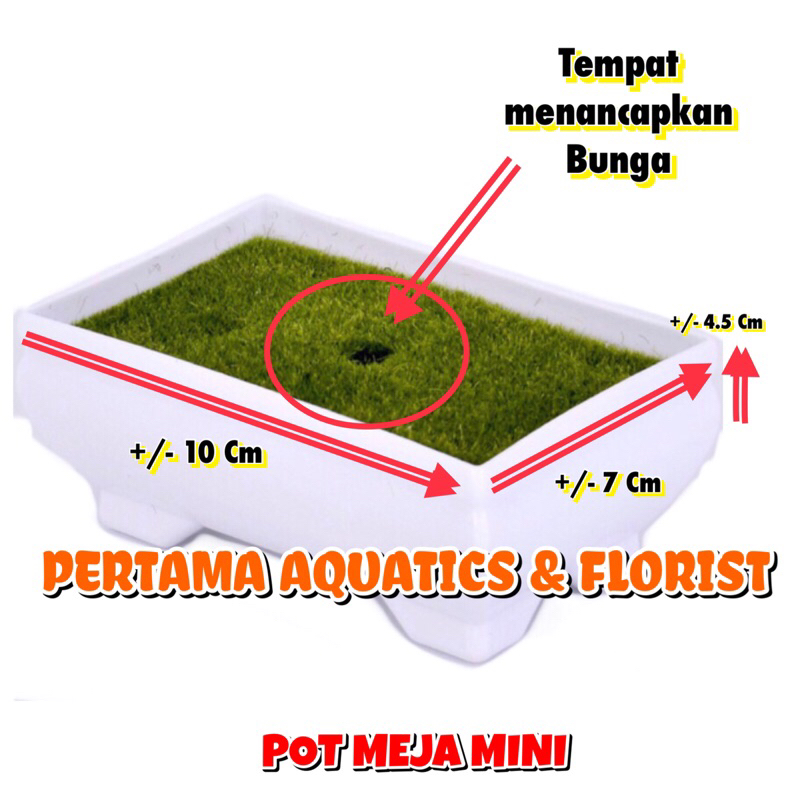 Jual Pot Mini/ Bunga Plastik/ Bunga Hiasan/ Bunga Artificial/ Bunga ...