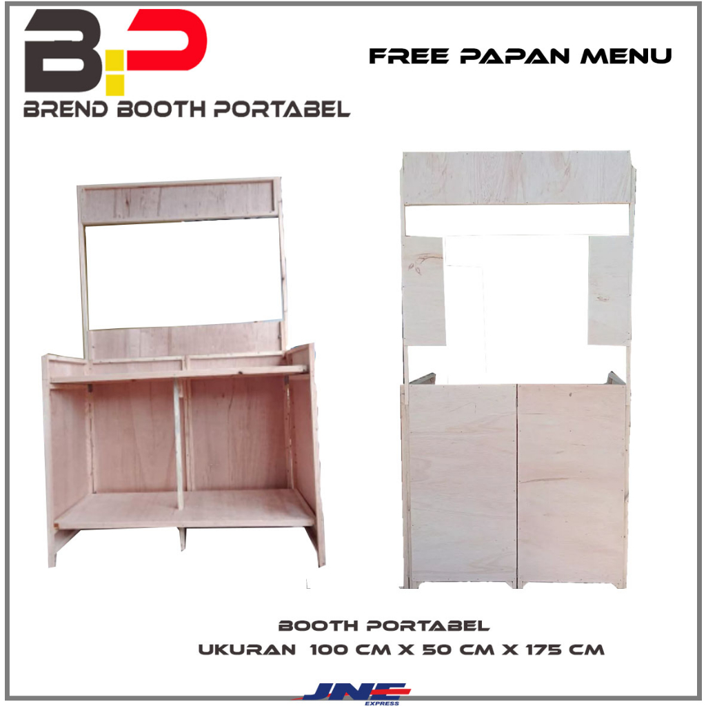 Jual Booth Lipat 100x50x175 Gerobak Lipat Ringan / Meja Jualan Portable ...