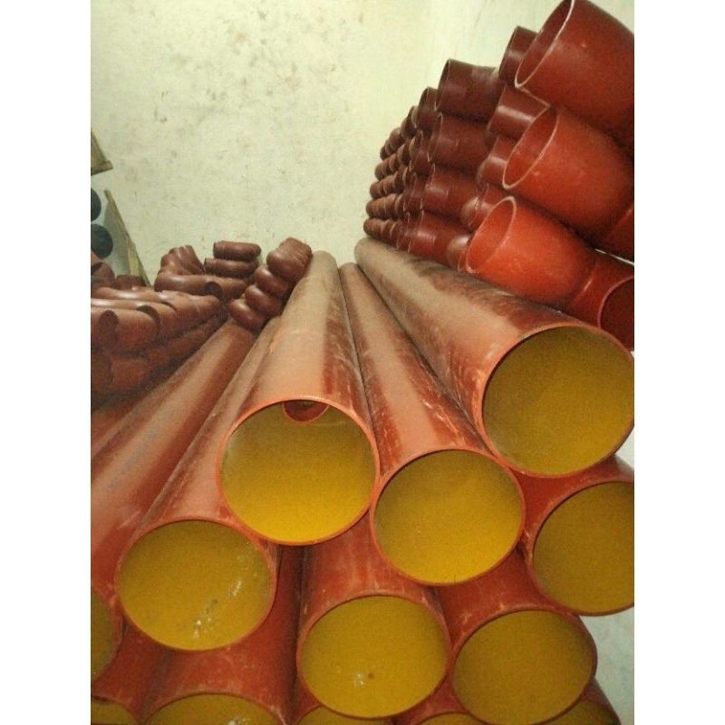 Jual PIPA CAST IRON MERAH 8 INCH (DN 200) PANJANG 3 M, EX ORO | Shopee ...