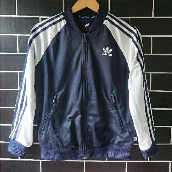 Jual Adidas Firebird Tracktop Jacket Biru Navy | Shopee Indonesia