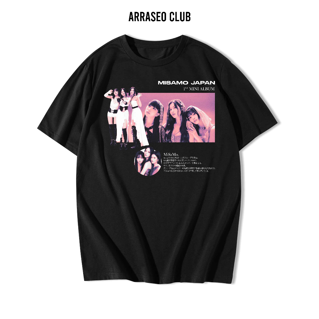 Jual ARRASEO MISAMO JAPAN 1st MINI ALBUM | Oversize T-Shirt 24s ...