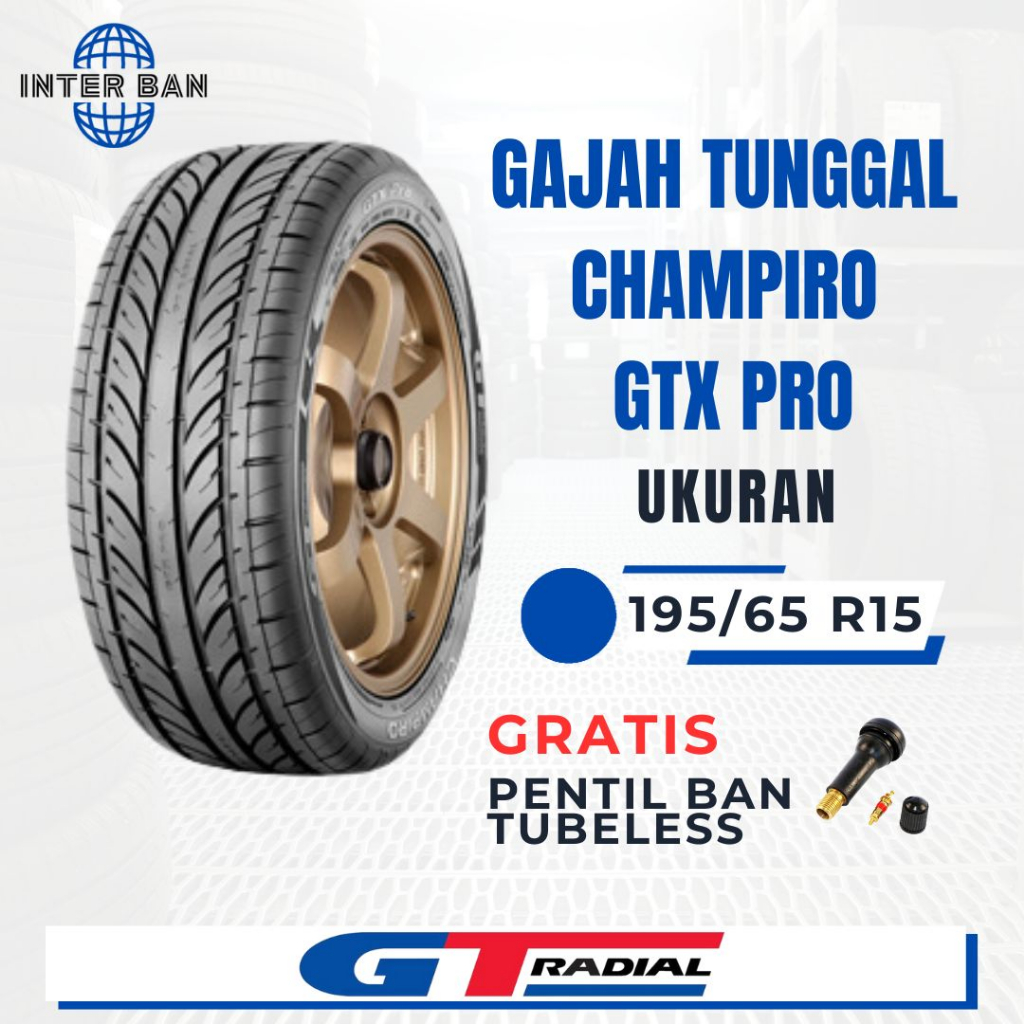 Jual Ban GT 195/65 R15 Champiro GTX PRO | Shopee Indonesia
